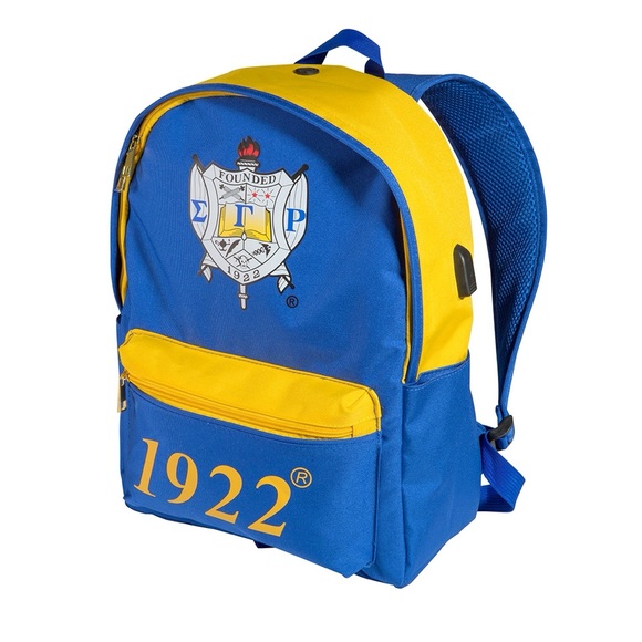 Bags | Sigma Gamma Rho Usb Port Backpack | Poshmark